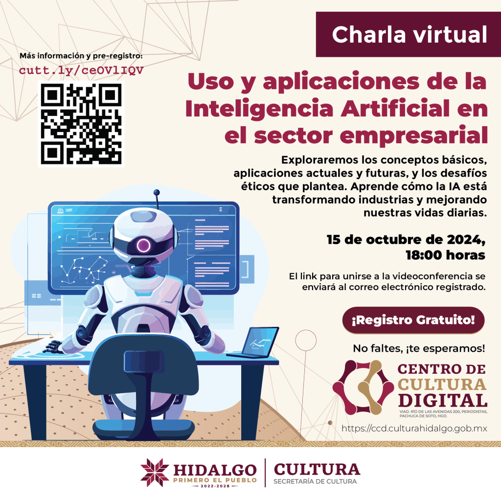 Charla virtual: Uso y aplicaciones de la Inteligencia Artificial en el sector empresarial ...