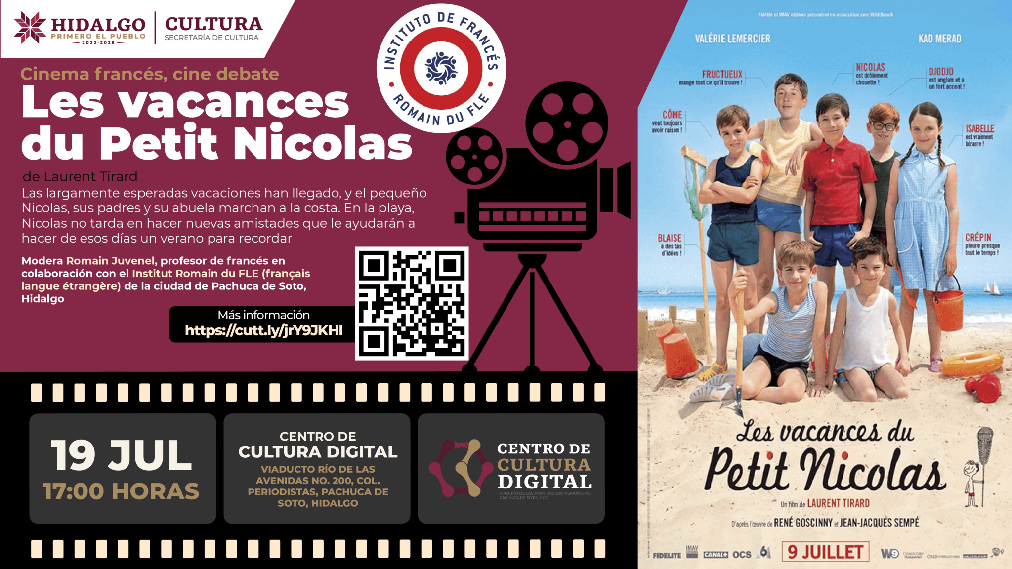 Cinema francés: Les vacances du Petit Nicolas – Centro de Cultura ...